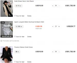 Tips for buying wholesale at Shein - 2024