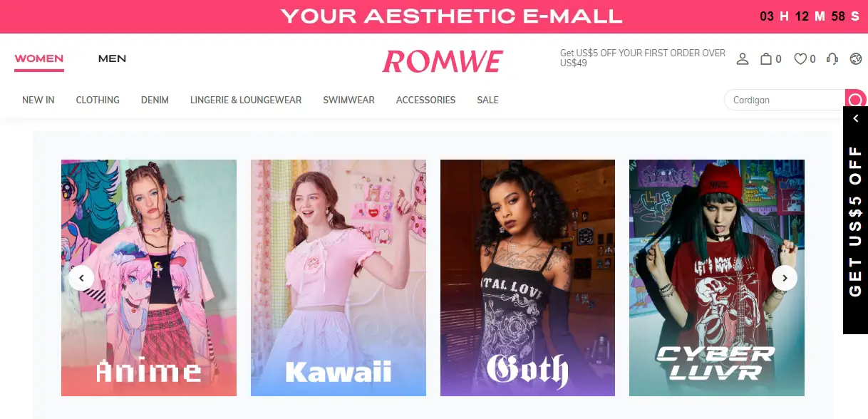 How do I choose the right size at Romwe?