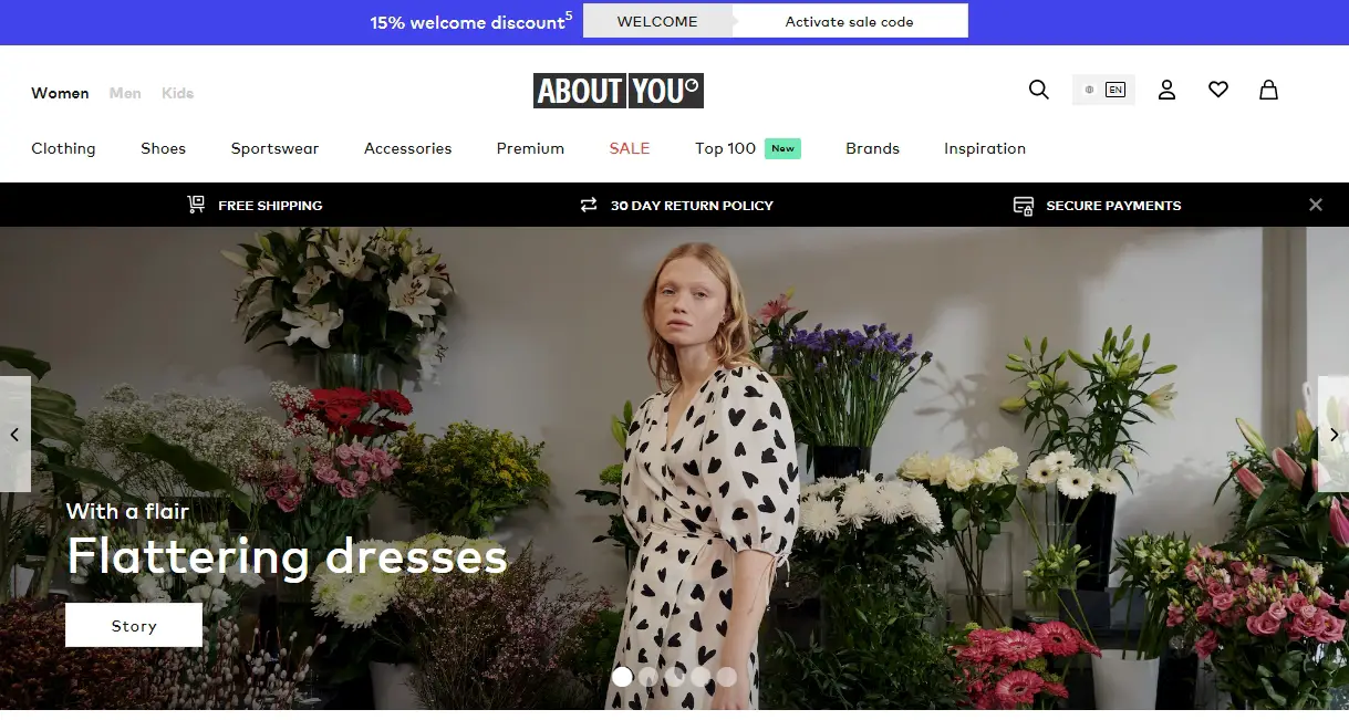 We analyze About You, the online clothing store that came to stay