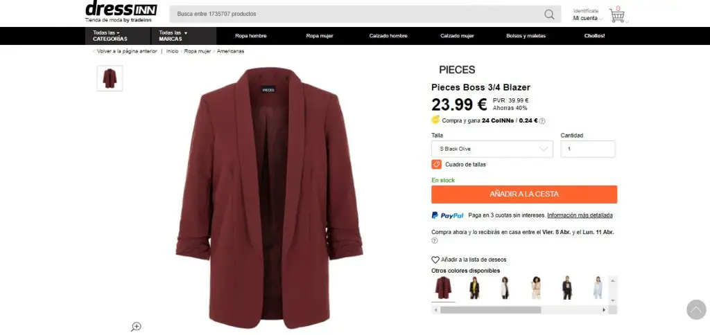 Dressinn: ¿cómo tramitar devoluciones y conseguir reembolso?